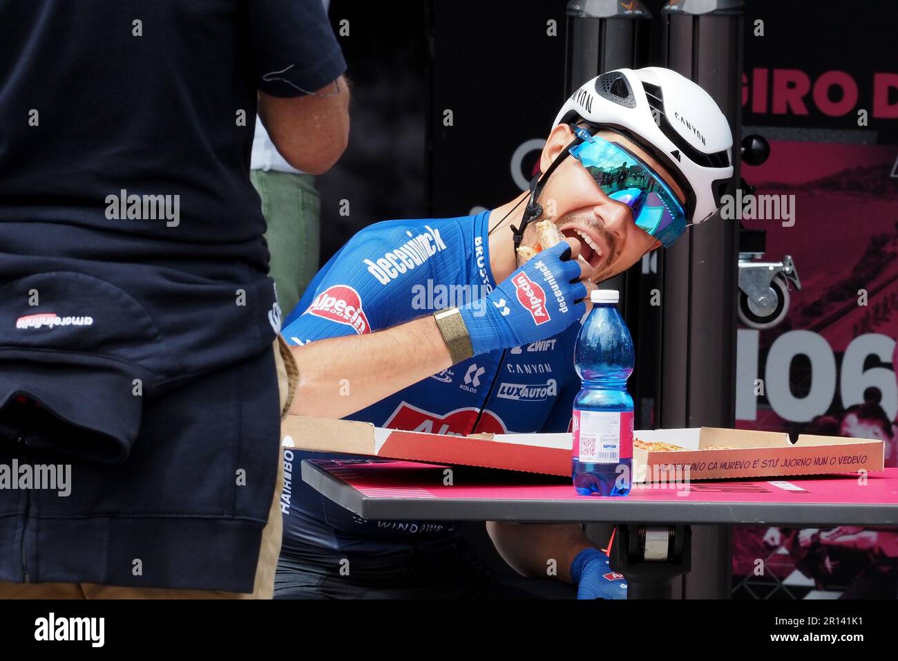 Naples, Italie. 11th mai 2023. Stefano Oldani est un cycliste italien ...