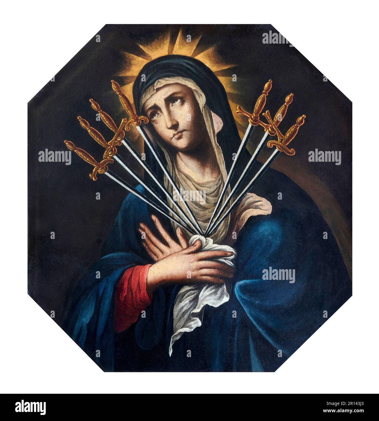 Chiesa madonna addolorata Banque d'images détourées - Alamy