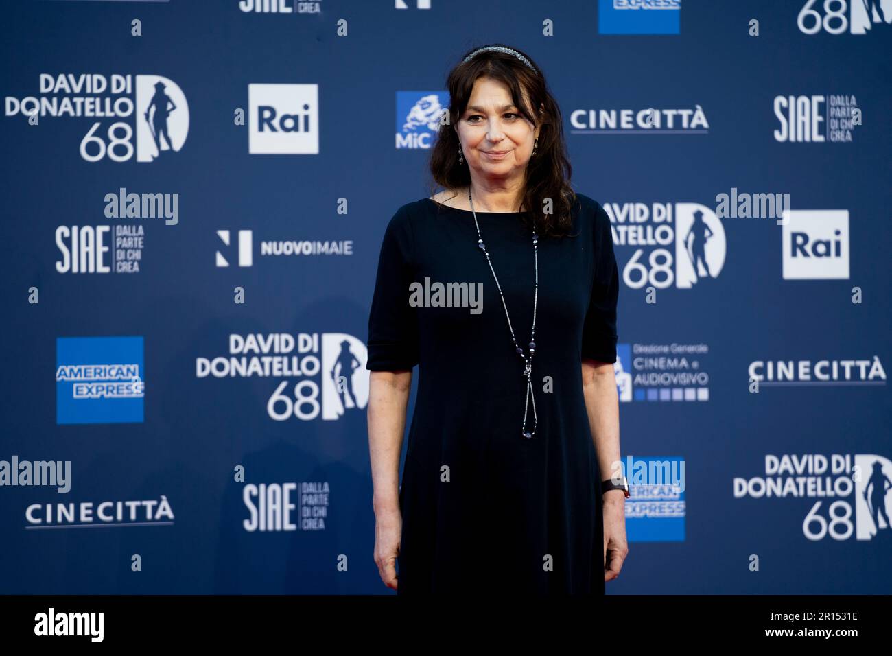Rome, Italie, 10th mai 2023, Francesca Archibugi assiste au tapis rouge ...