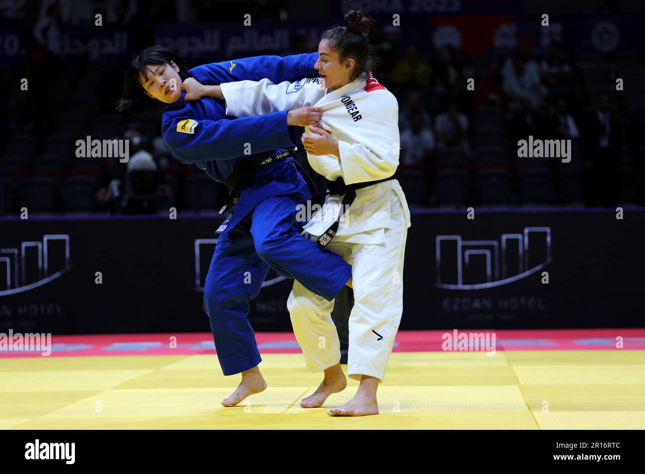 Stade Ali Bin Hamad Al Attiyah, Doha, Qatar. 11th mai 2023. (G-D) Saki Niizoe (JPN), Barbara ...