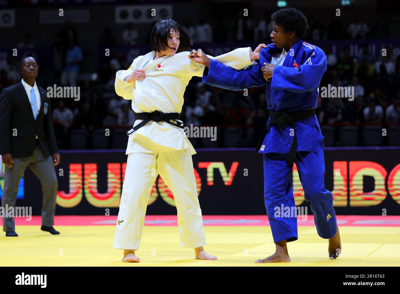 Stade Ali Bin Hamad Al Attiyah, Doha, Qatar. 11th mai 2023. (G-D) Saki Niizoe (JPN), Marie Eve ...