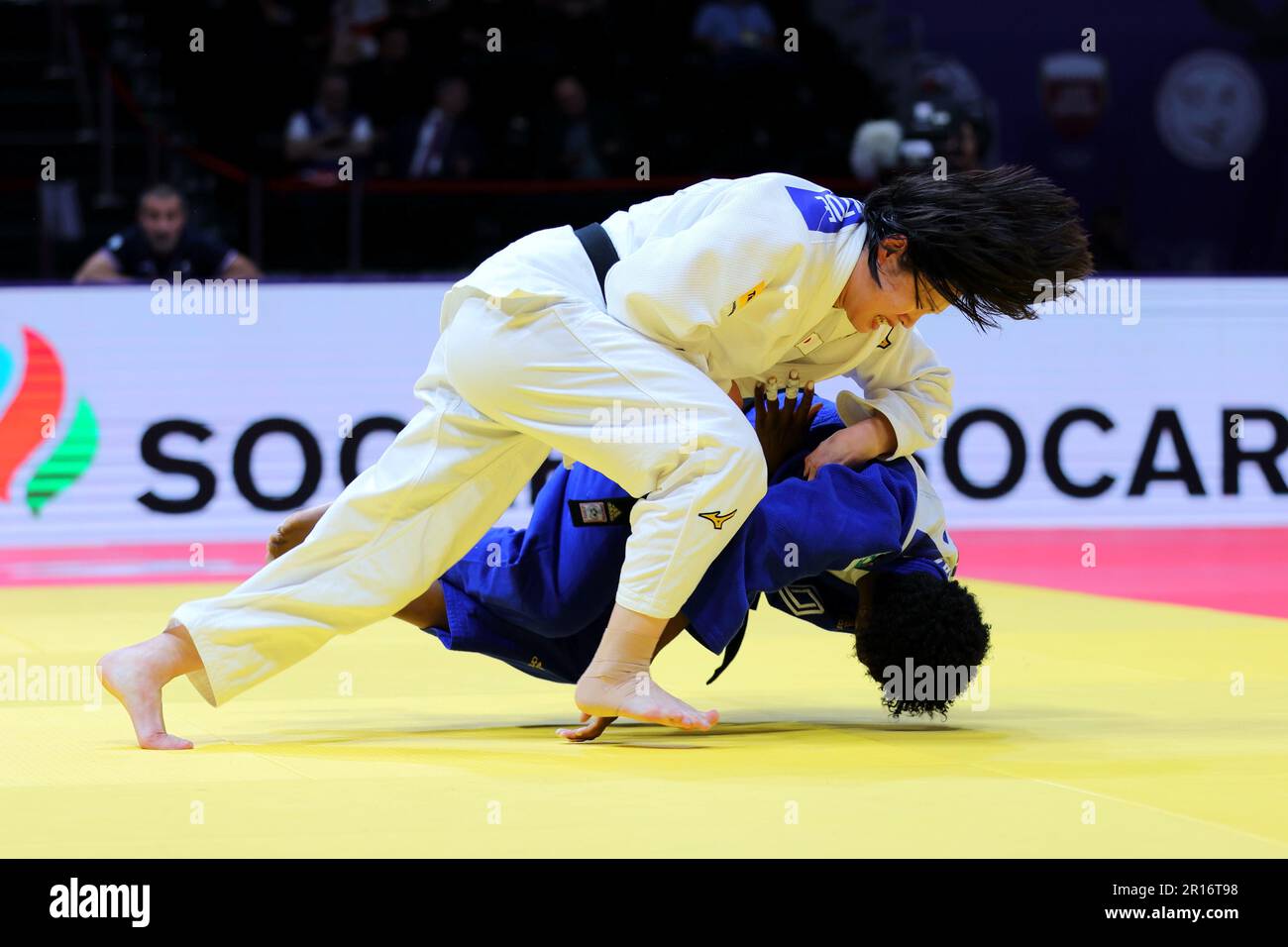 Stade Ali Bin Hamad Al Attiyah, Doha, Qatar. 11th mai 2023. (Haut-bas) Saki Niizoe (JPN), Marie ...