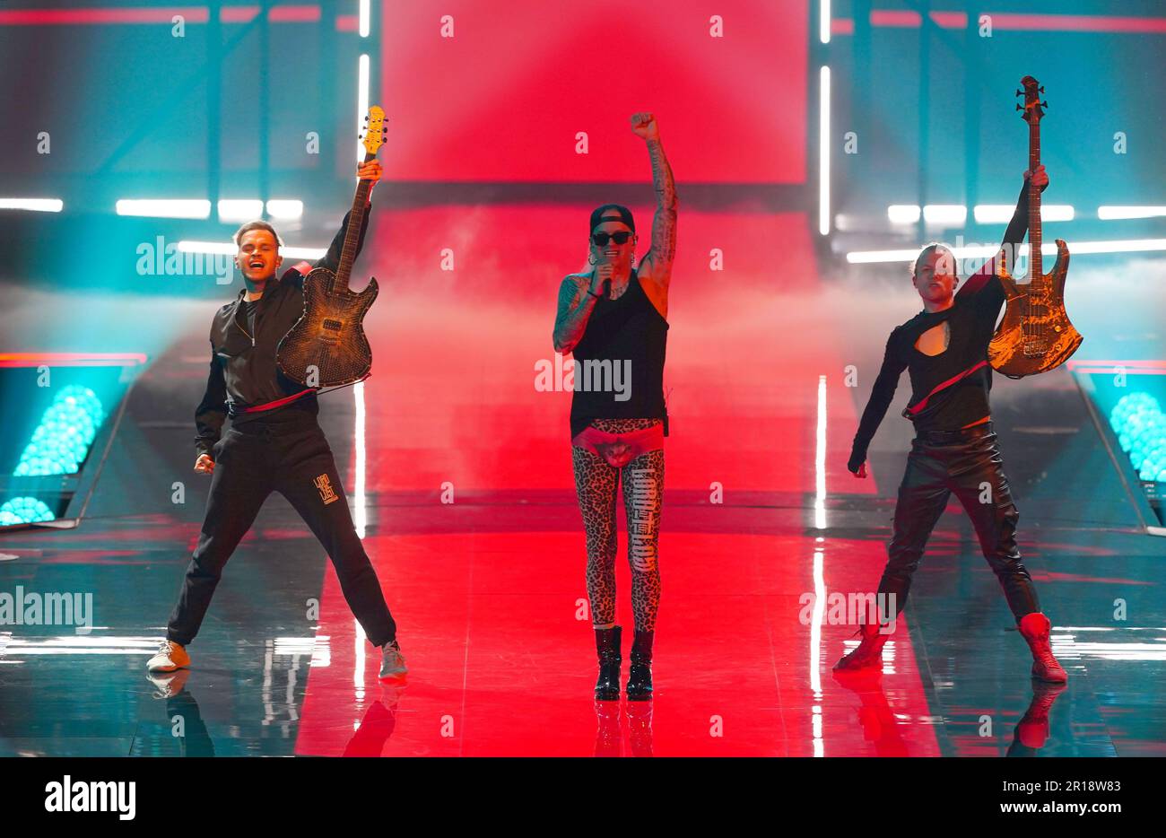 Lord of the Lost en Allemagne lors de la répétition de la finale du ...