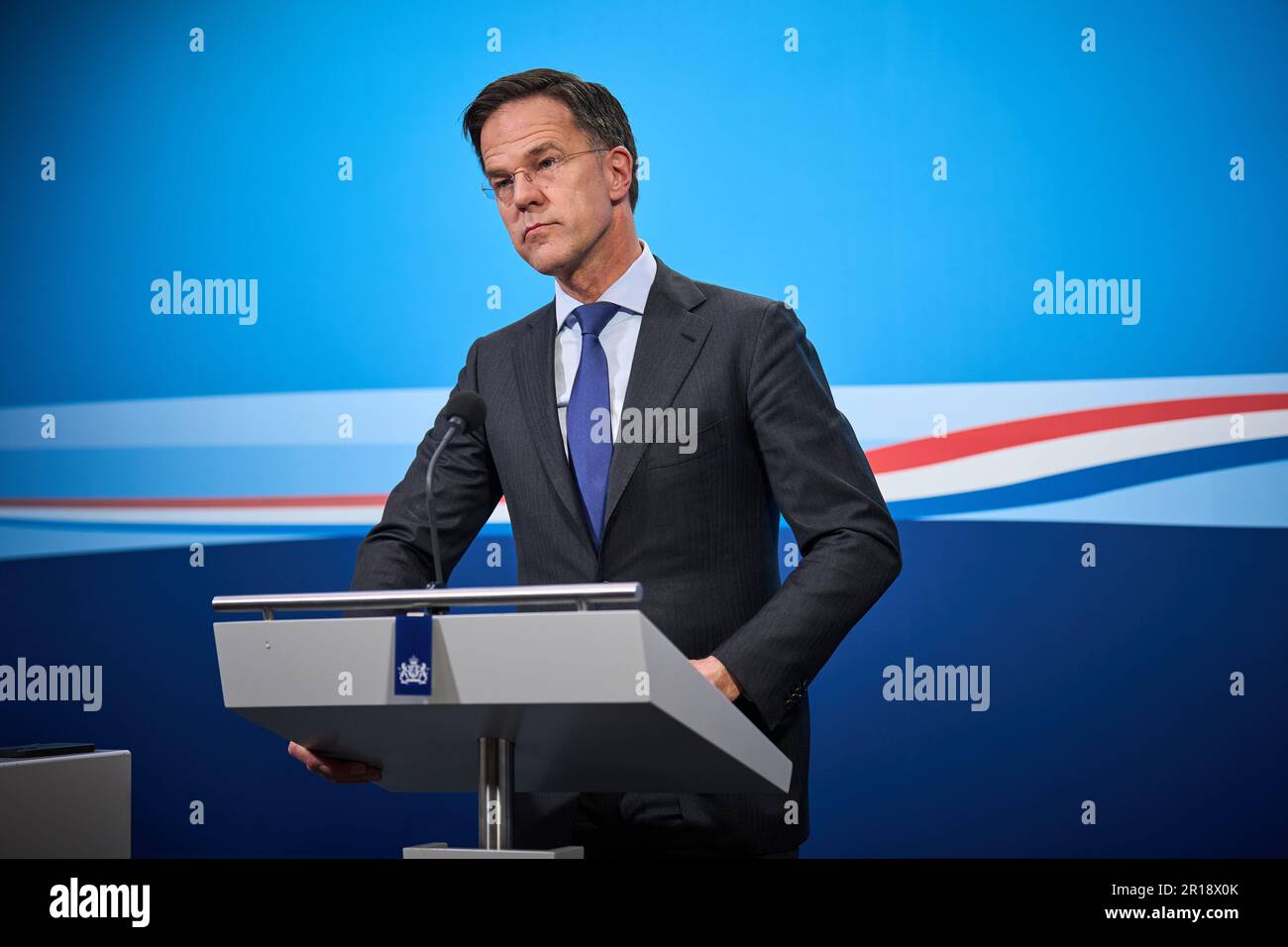 LA HAYE - le Premier ministre Mark Rutte s'adresse à la presse après l'hebdomadaire Conseil des ...