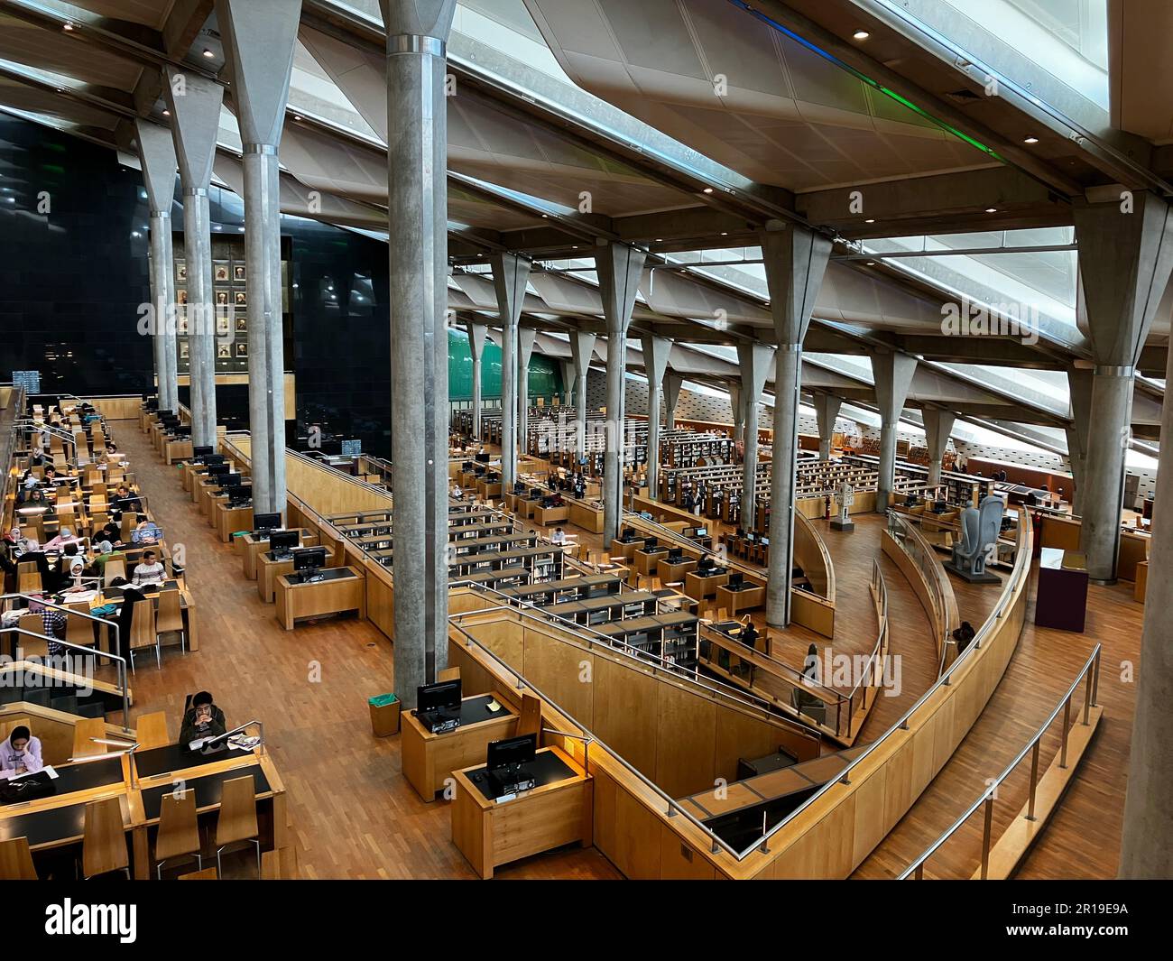 La bibliothèque d'alexandrie Banque de photographies et d’images à ...