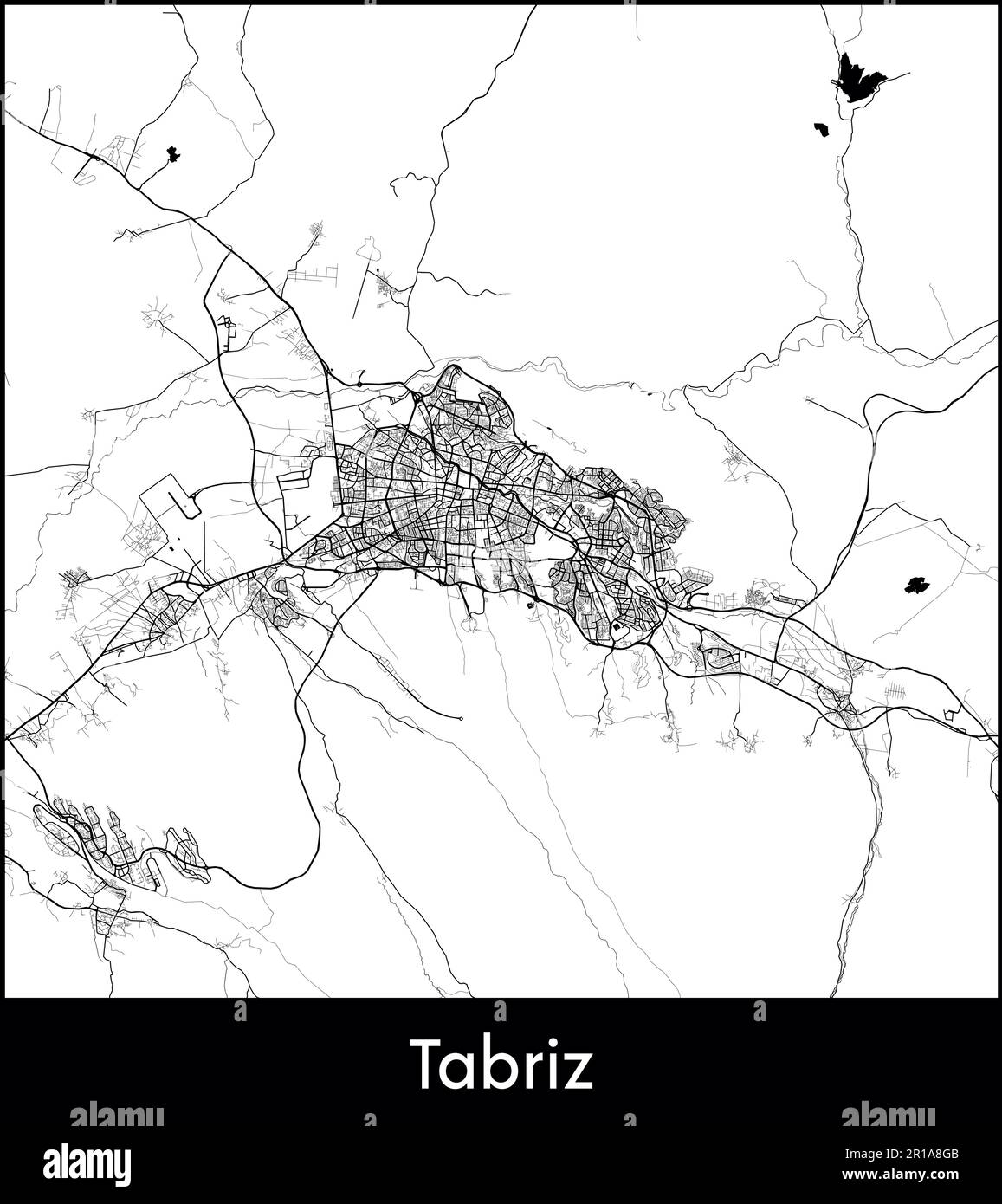 Tabriz map Banque de photographies et d’images à haute résolution - Alamy