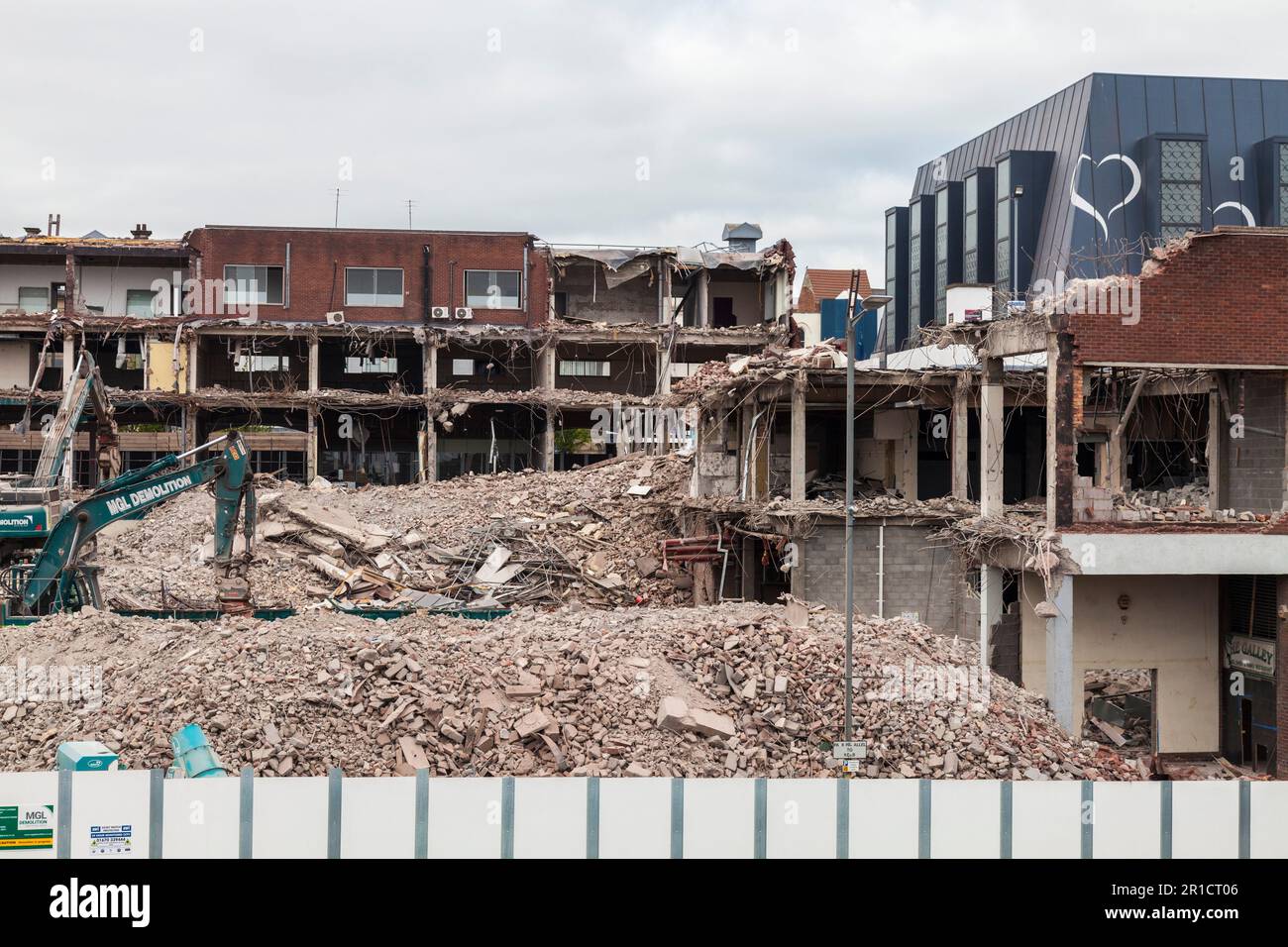 Stockton on Tees, Royaume-Uni. 13th mai 2023. Des travaux de démolition ...