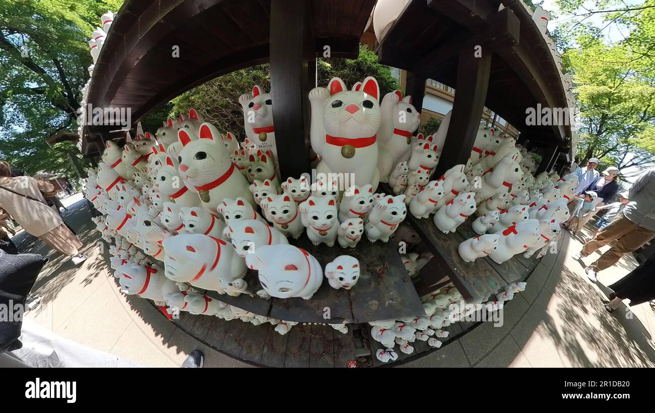 Tokyo Japon - May2 2023: Gotokuji, le célèbre temple du chat à tokyo ...
