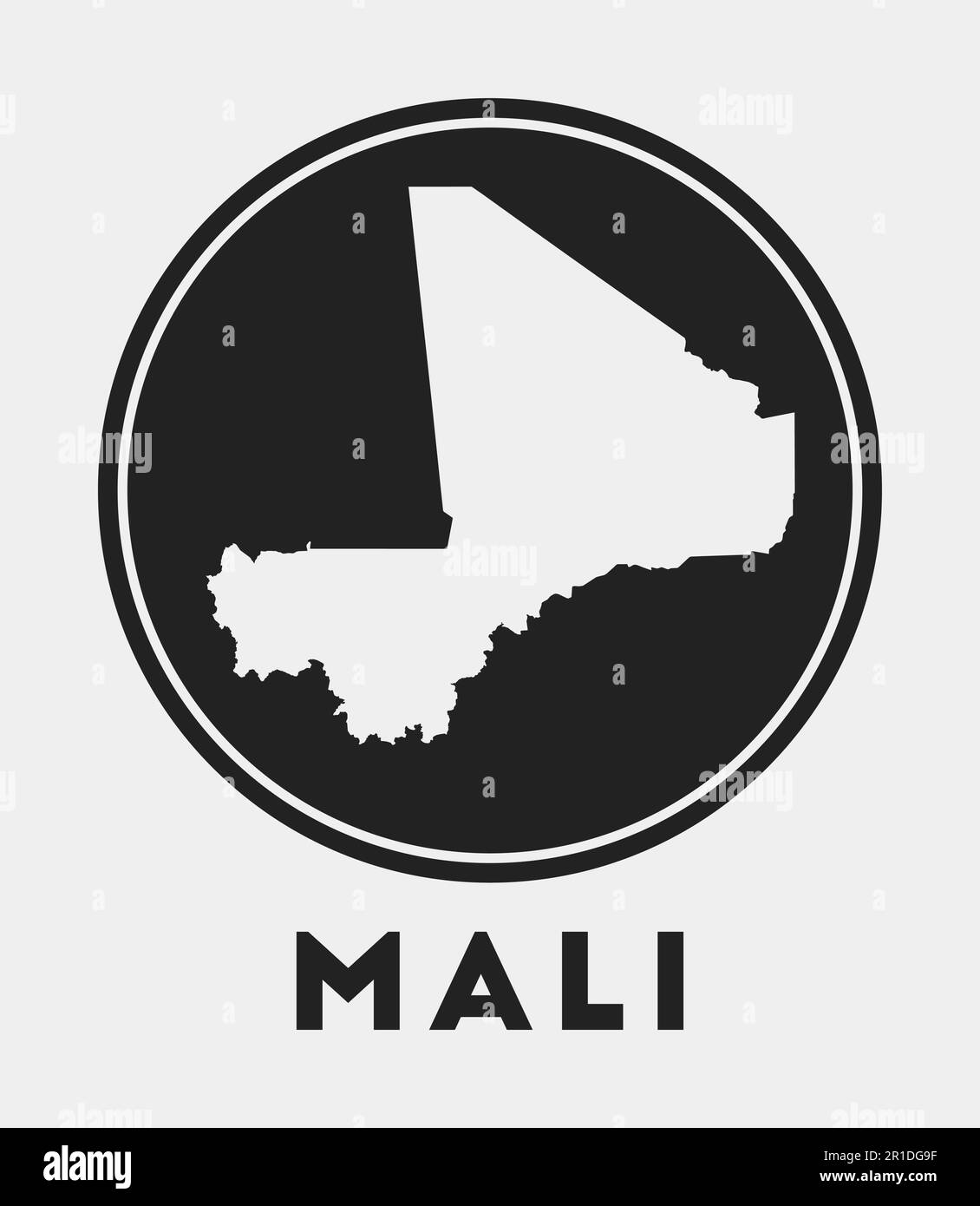 Insigne malien Banque d'images noir et blanc - Alamy