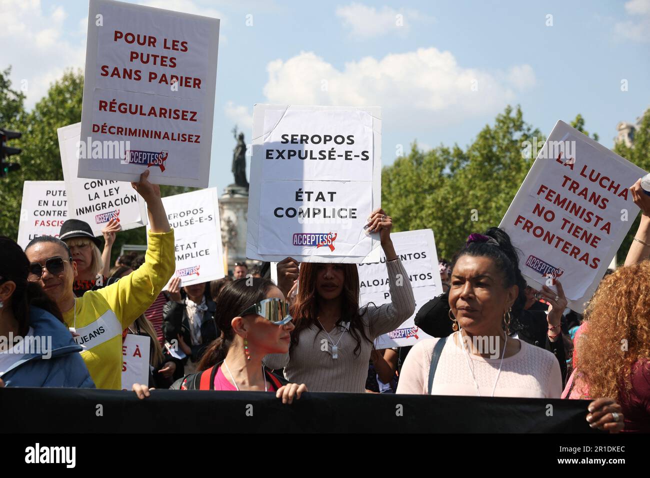 Paris France 13th Mai 2023 Manifestation De Personnes Trans Et