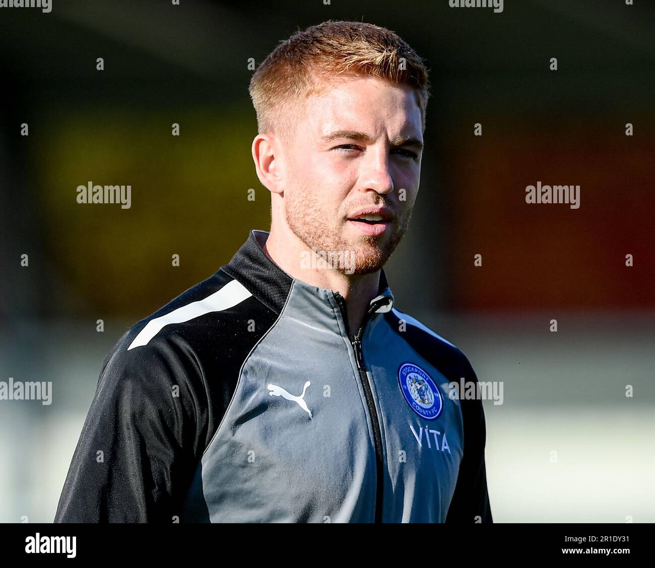 Callum camps #8 de Stockport County arrivant en avant de la Sky Bet ...