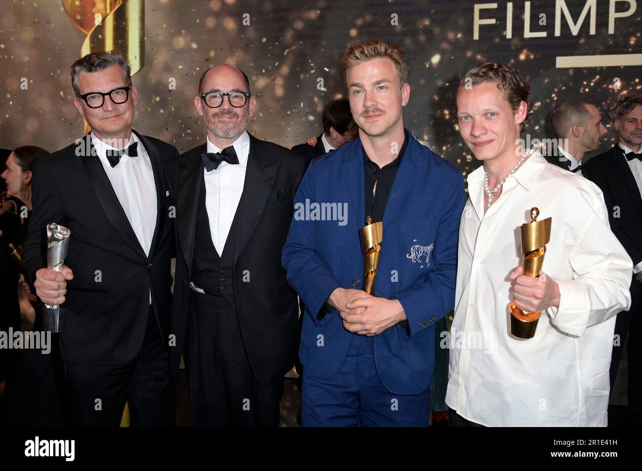 Malte Grunert, Edward Berger, Albrecht Schuch und Felix Kammerer BEI ...