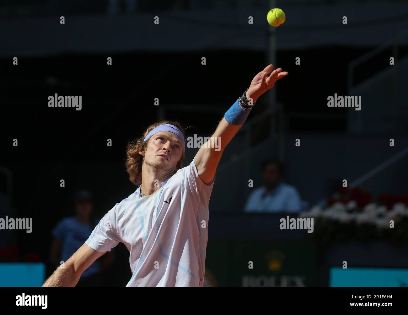 Andrey Rublev pendant l'Open de Mutua Madrid 2023, ATP Masters 1000 ...