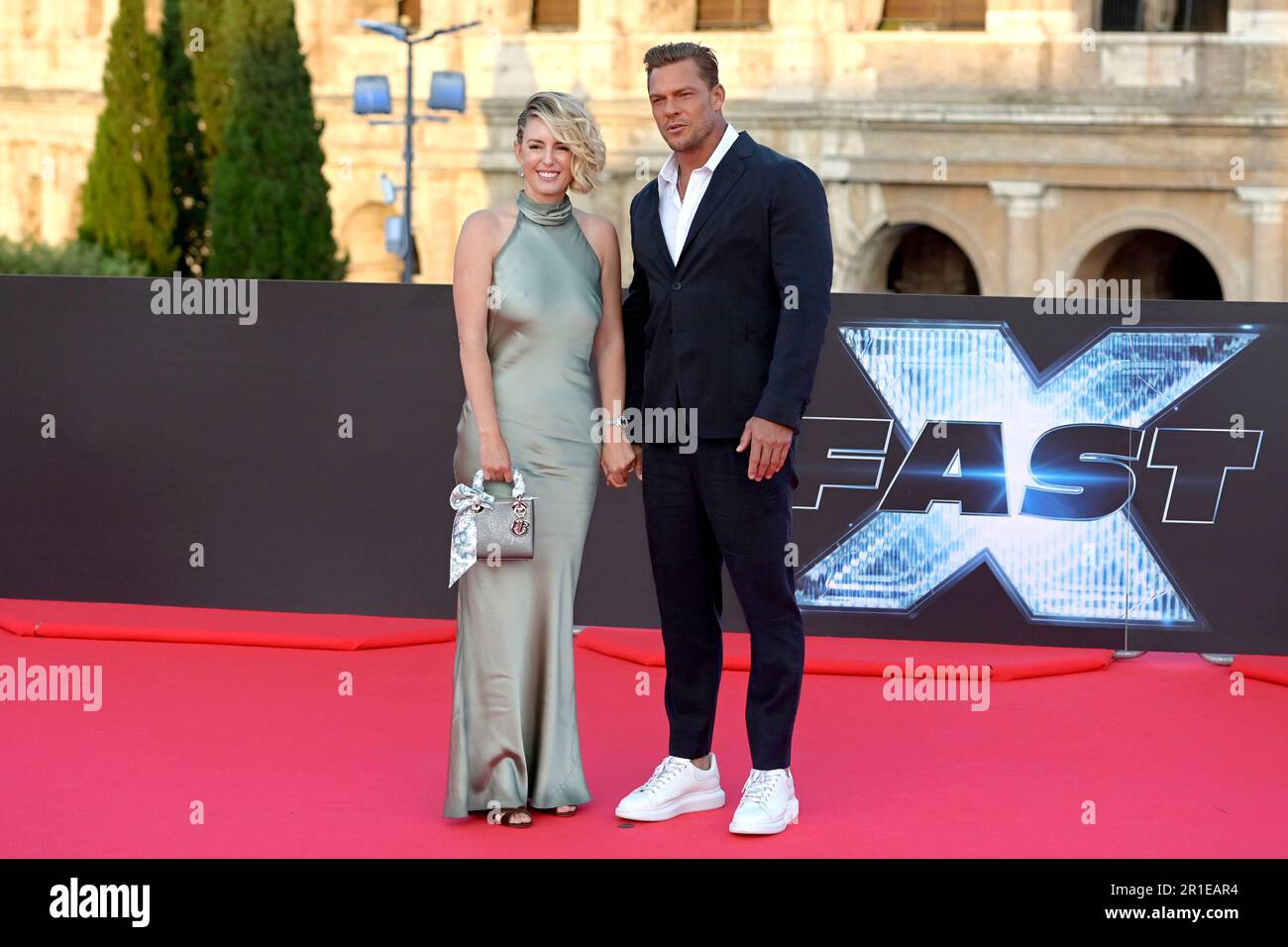 ROM, italique. 12th mai 2023. Alan Ritchson mit Ehefrau Catherine ...