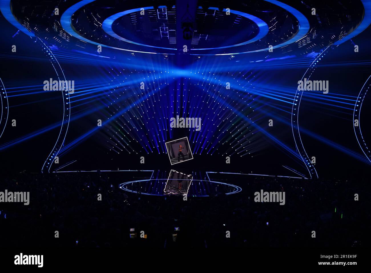 Noa Kirel, entrant en Israël, lors de la grande finale du concours ...