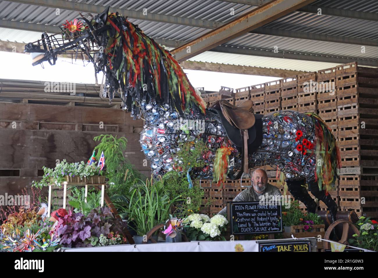 Spalding, Royaume-Uni. 11th mai 2023. Rick Fensome avec le flotteur ...
