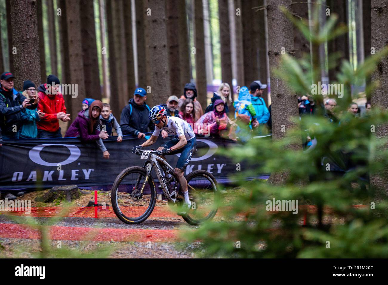 Thomas PIDCOCK de l'INEOS GRENADIERS (GBR) lors de la coupe du monde de la MTB 2023 de l'UCI ...