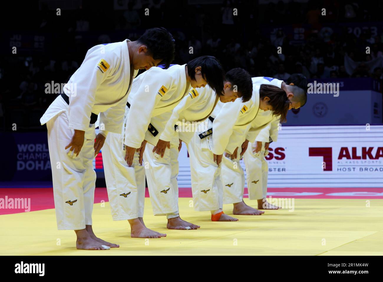 Stade Ali Bin Hamad Al Attiyah, Doha, Qatar. 14th mai 2023. Japan team group (JPN), 14 MAI 2023 ...