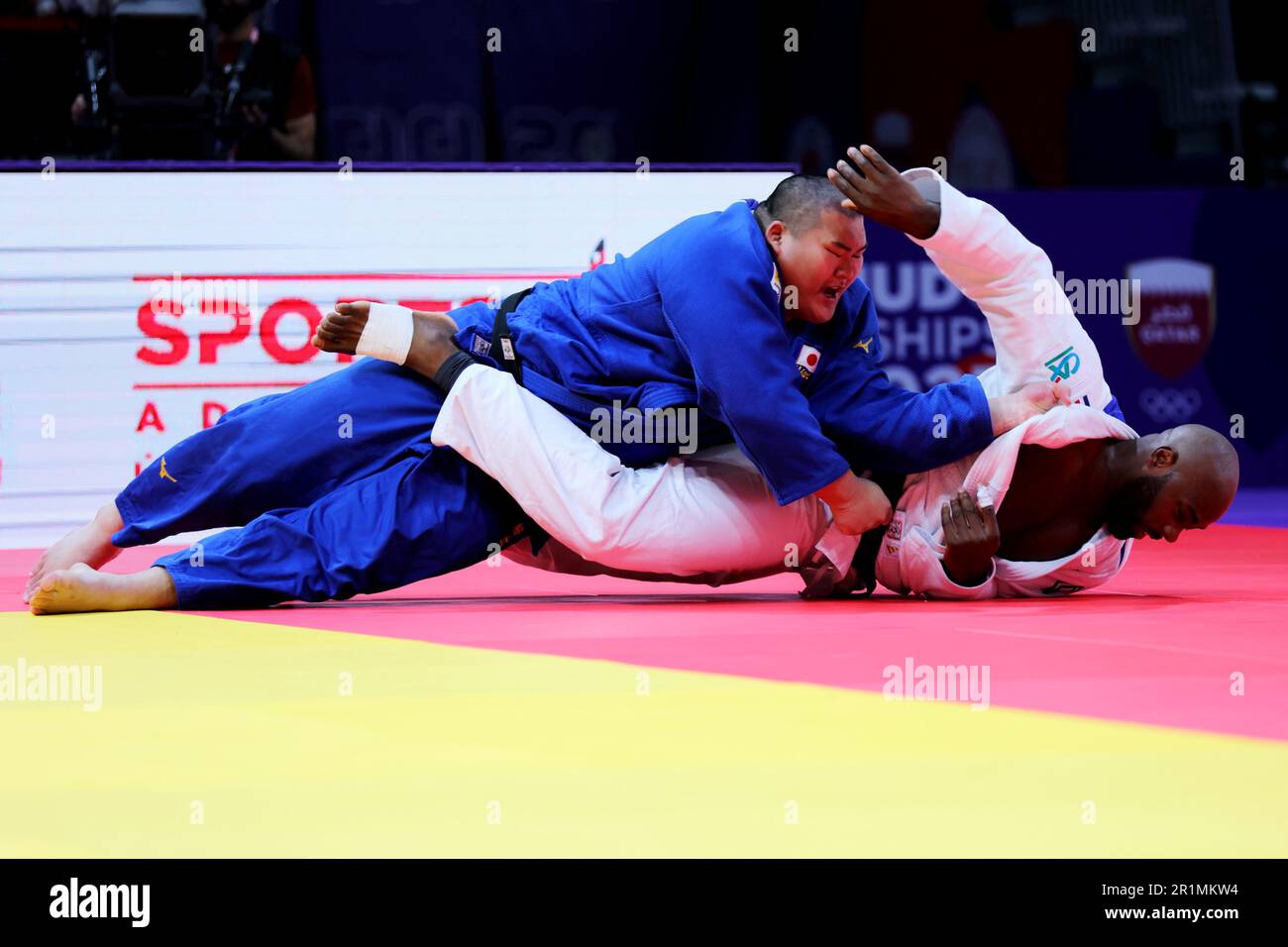 Stade Ali Bin Hamad Al Attiyah, Doha, Qatar. 13th mai 2023. (G-D) Tatsuru Saito (JPN), Teddy ...
