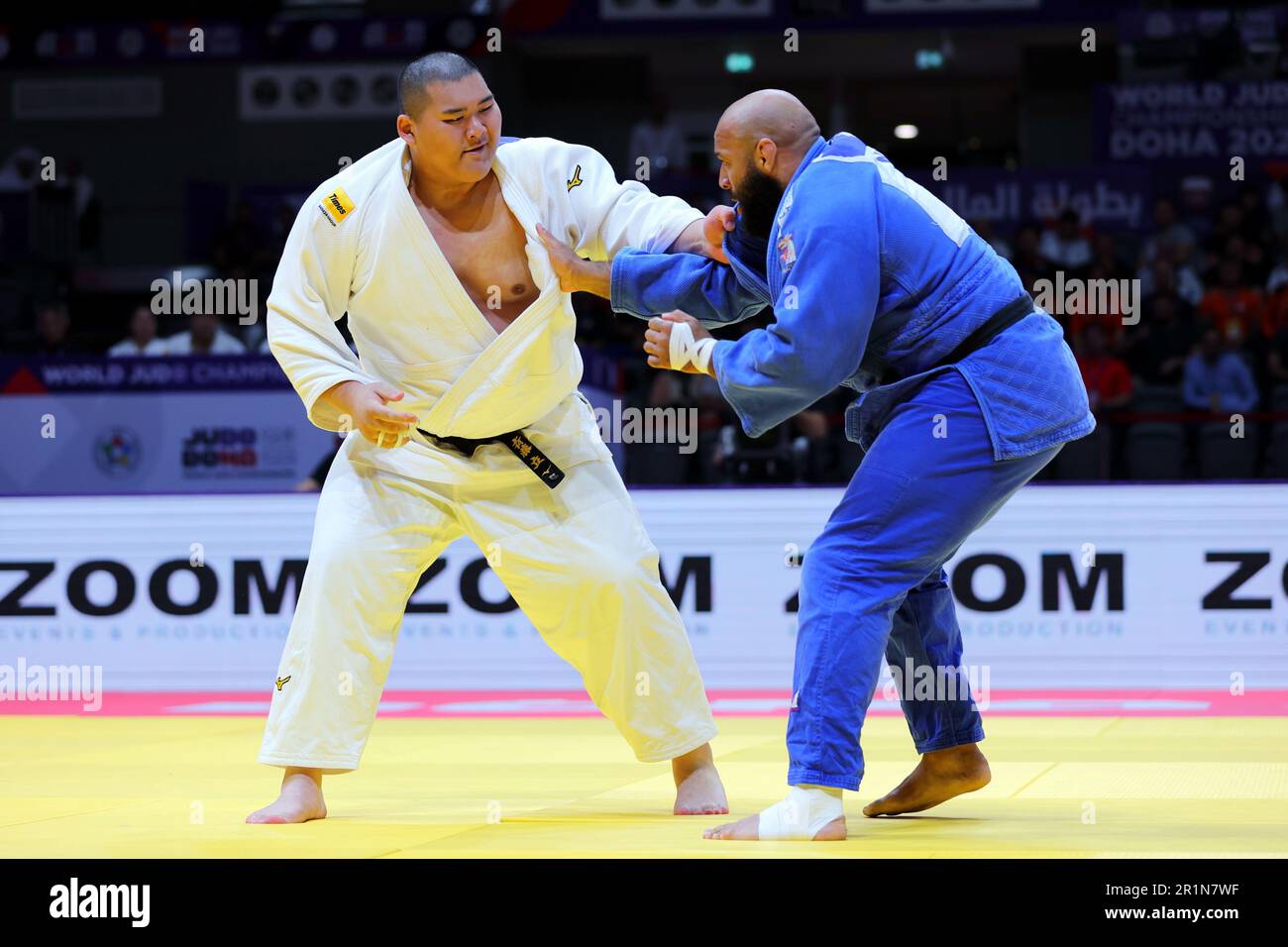 Stade Ali Bin Hamad Al Attiyah, Doha, Qatar. 14th mai 2023. (G-D ...