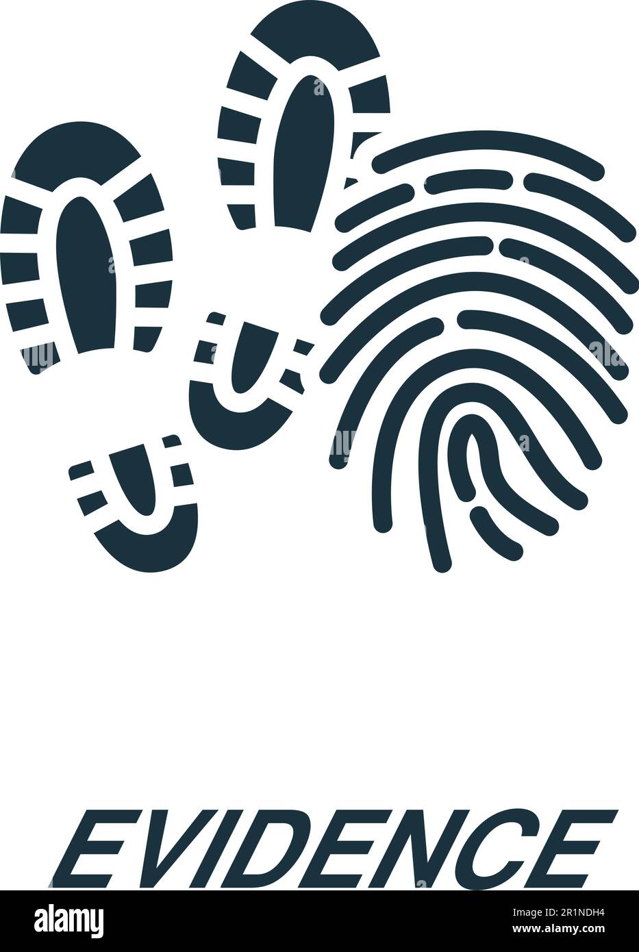 Icône preuve. Panneau monochrome simple de la collection pensée ...