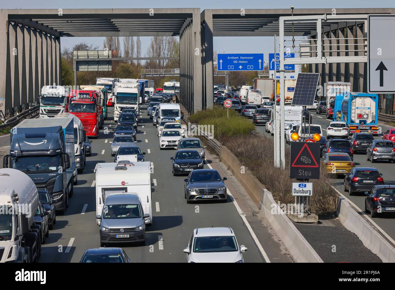 Embouteillage en allemagne sur l'autoroute a3 Banque de photographies ...