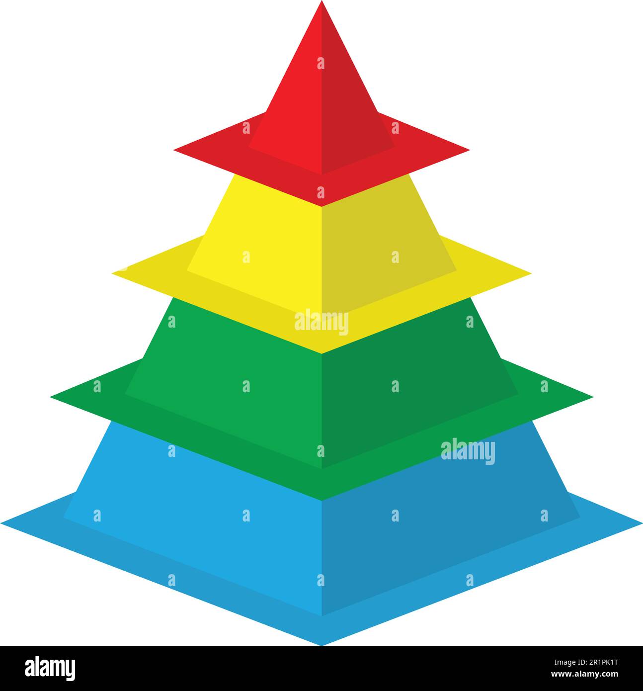 Pyramid design Banque d'images vectorielles - Alamy