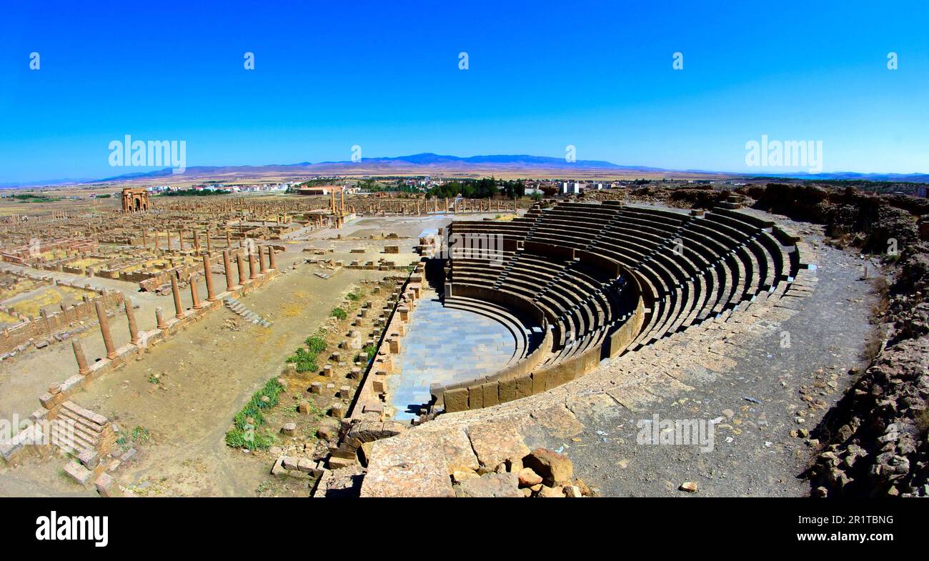 Les ruines romaines de timgad Banque de photographies et d’images à ...