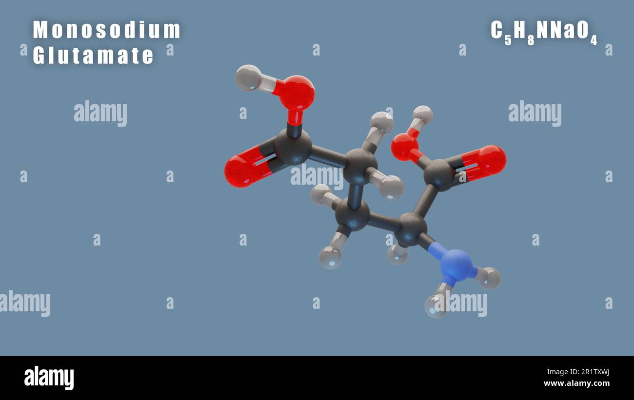 Additif alimentaire glutamate monosodique Banque de photographies et d ...