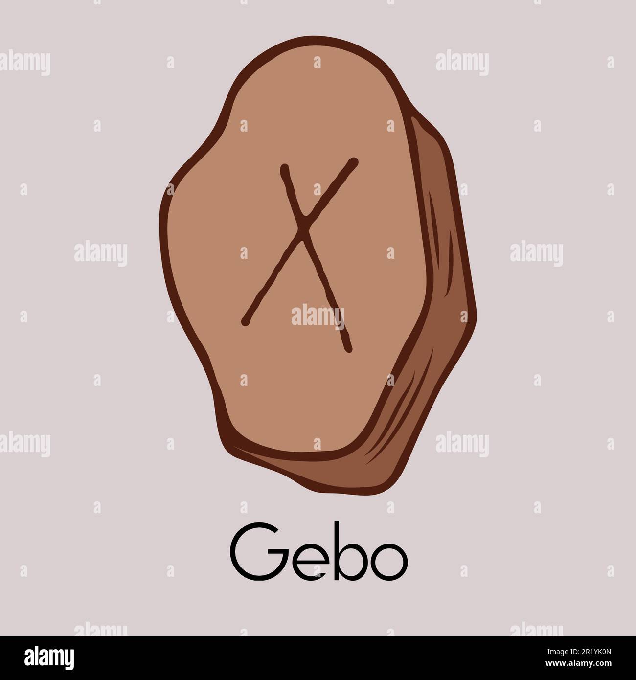 Rune Gebo. Ancient Scandinavian runes.runes senior futuarka.Magic ...