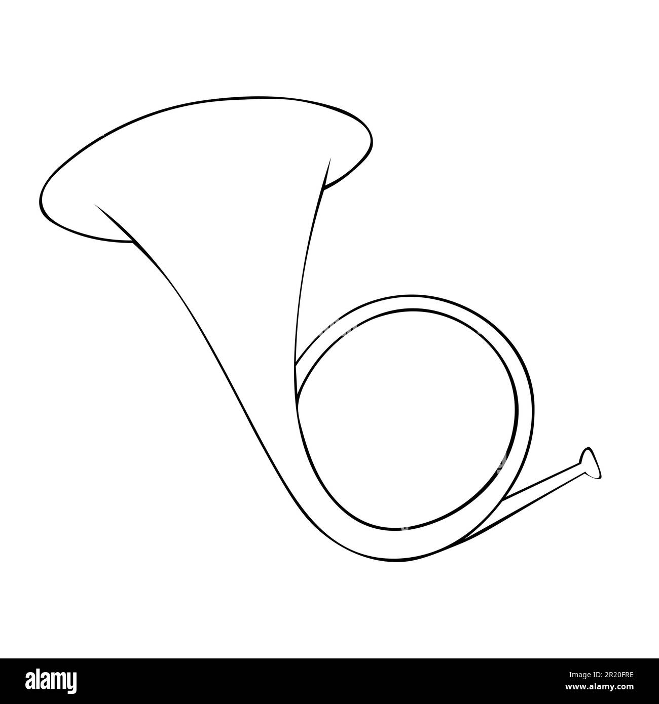 Music caricature Banque d'images noir et blanc - Alamy