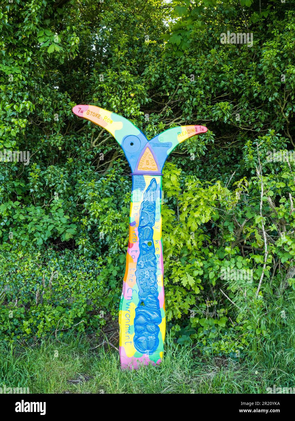 Panneau de signalisation cyclable Banque de photographies et d’images à ...