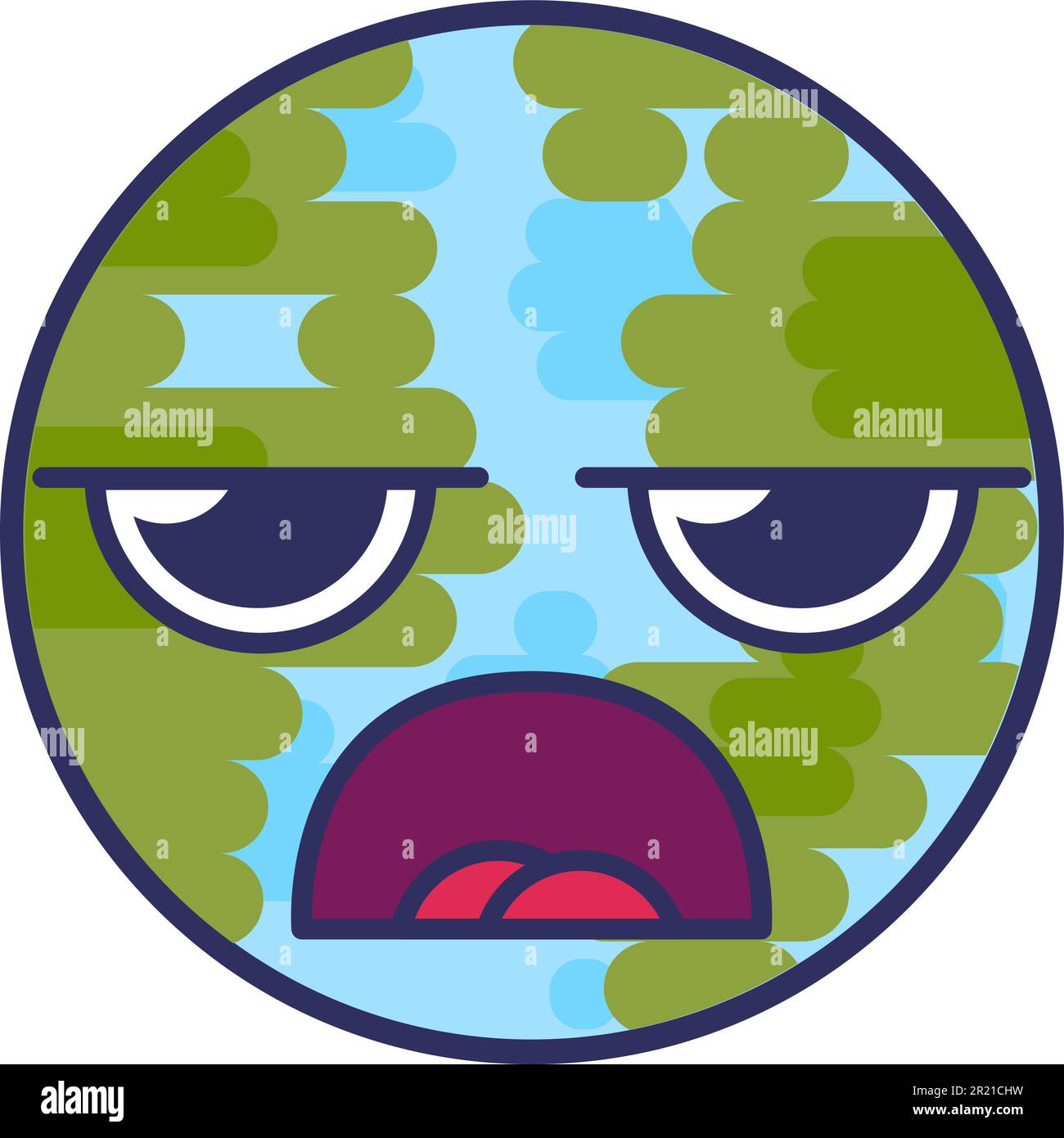 Bouche entrouverte Banque d'images vectorielles - Alamy