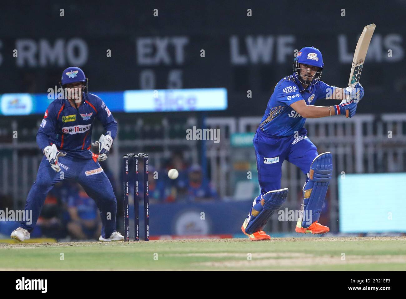 Nehal Wadhera of Mumbai Indians bats during the Indian Premier League ...