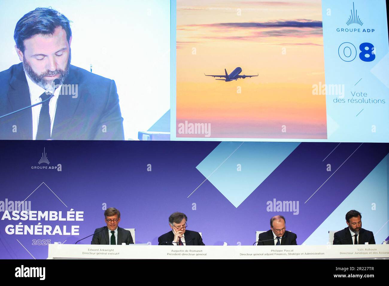 Paris, France. 16th mai 2023. Directeur général Edward Arkwright ...