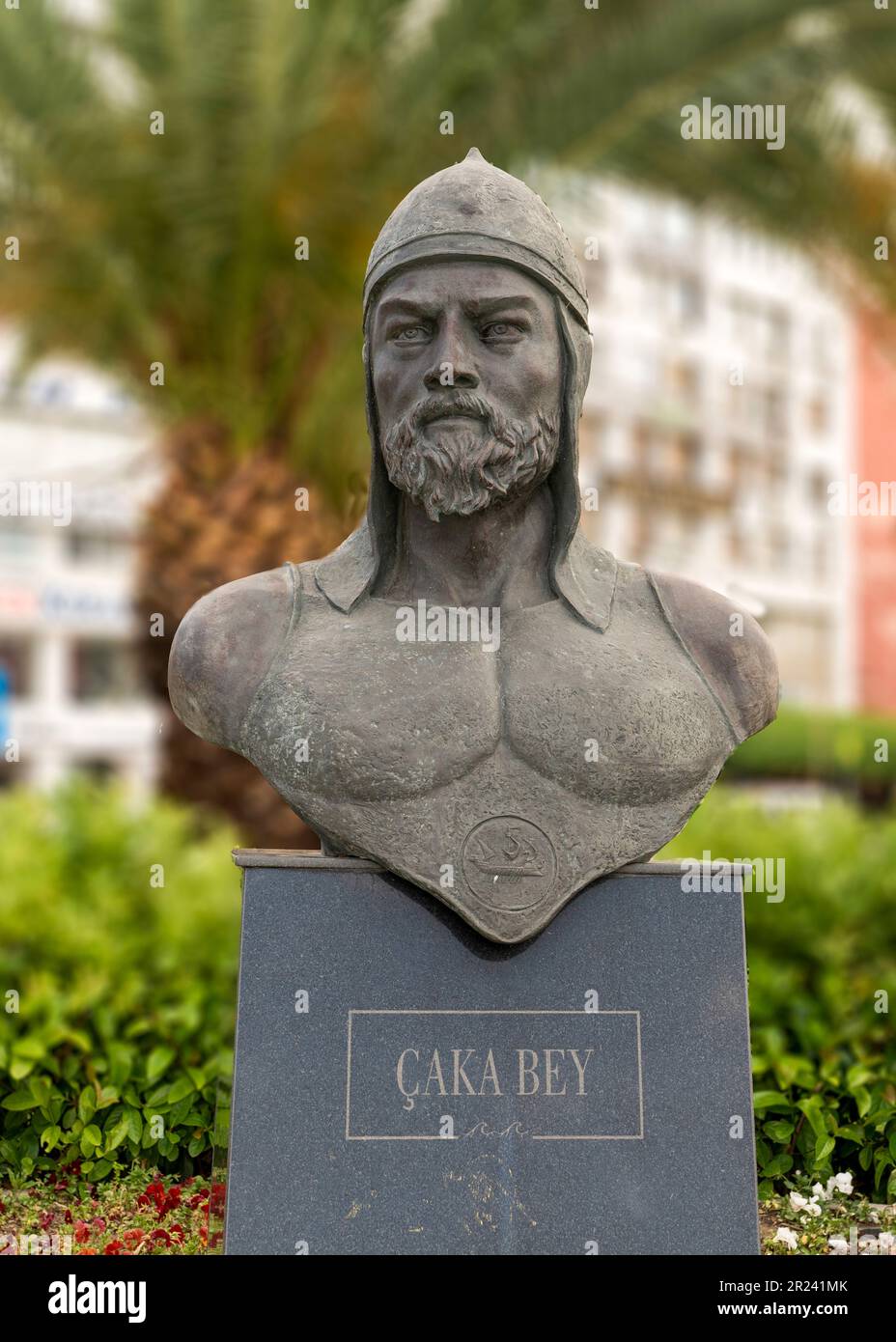 Izmir, Turquie -28 avril 2023: Chaka Bey Statu. Chaka Bey (turc : Çaka ...