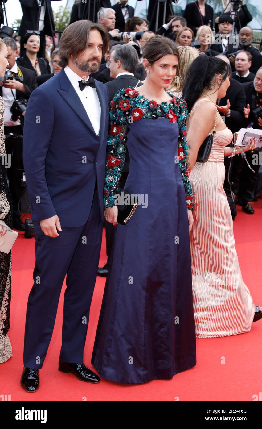 Dimitri Rassam et Charlotte Casiraghi assistent à la première et à la ...