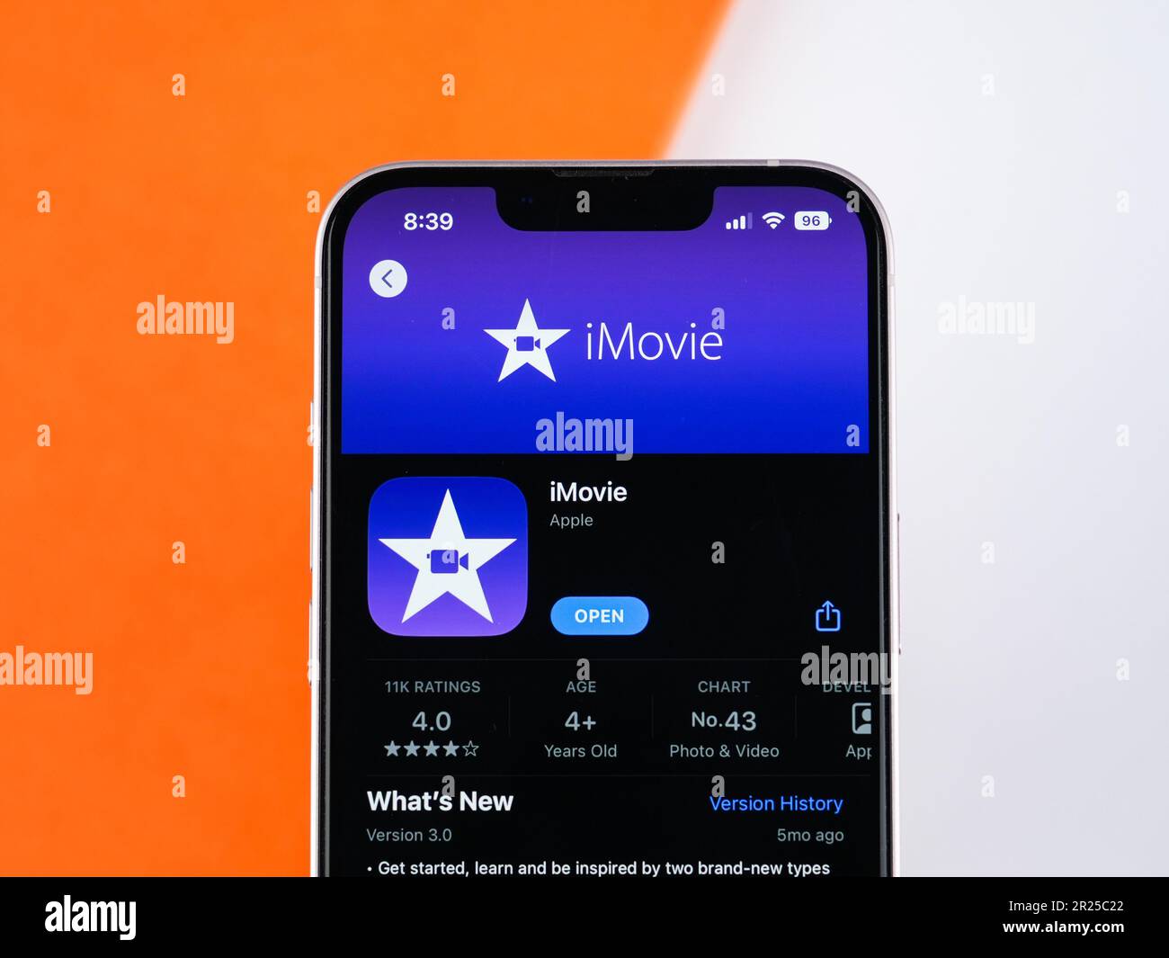 Imovie logo Banque de photographies et d’images à haute résolution - Alamy