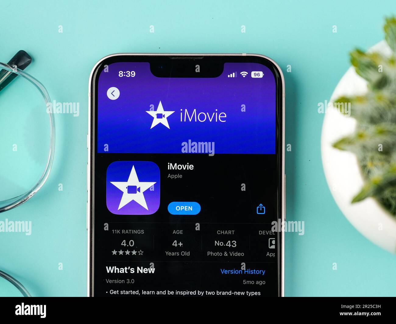 Imovie logo Banque de photographies et d’images à haute résolution - Alamy