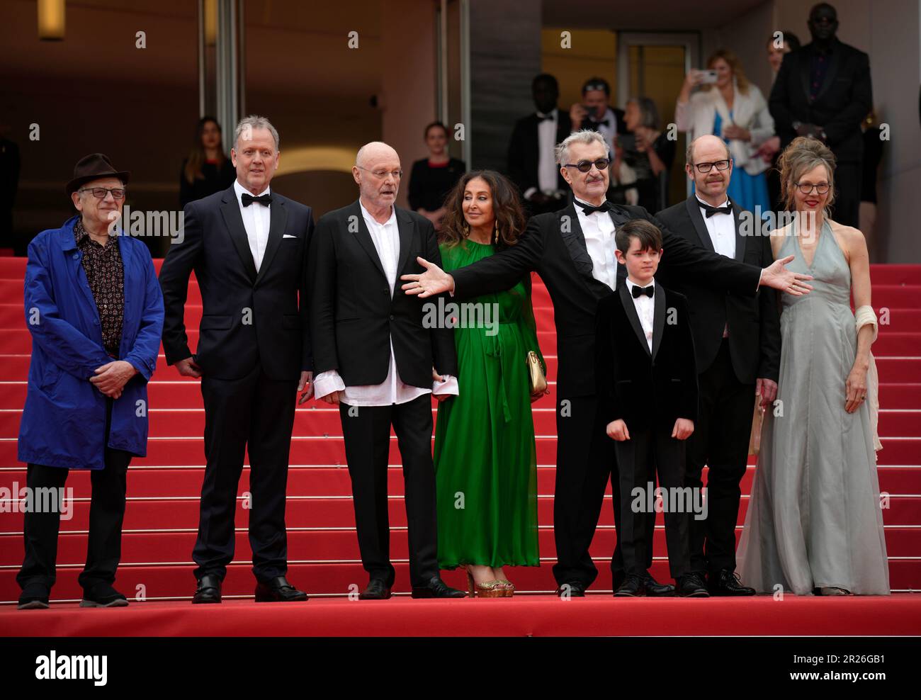 Jeremy Thomas, from left, Karsten Brunig, Anselm Kiefer, Manuela Luca ...