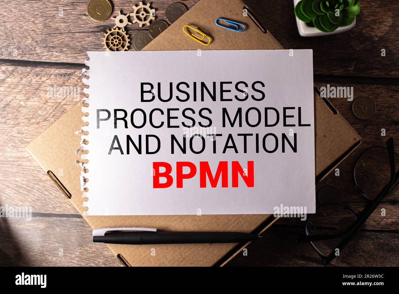 Le modèle de processus métier et la notation BPMN sont affichés à l ...