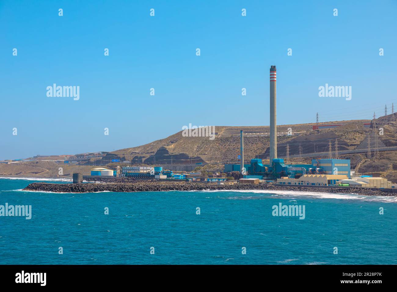 la centrale thermique au gaz naturel génère de l'électricité en ...