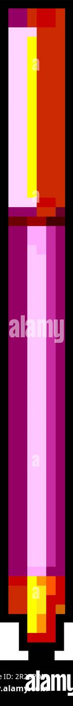 Pixel art writing pixel illustration Banque de photographies et d’images à haute résolution - Alamy