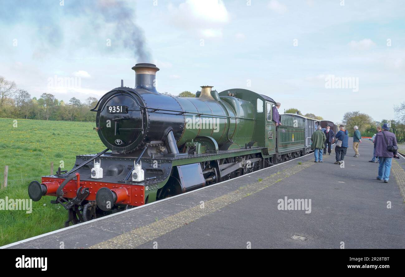 Great western railway 9351 west somerset railway converti 2 6 2 Banque ...