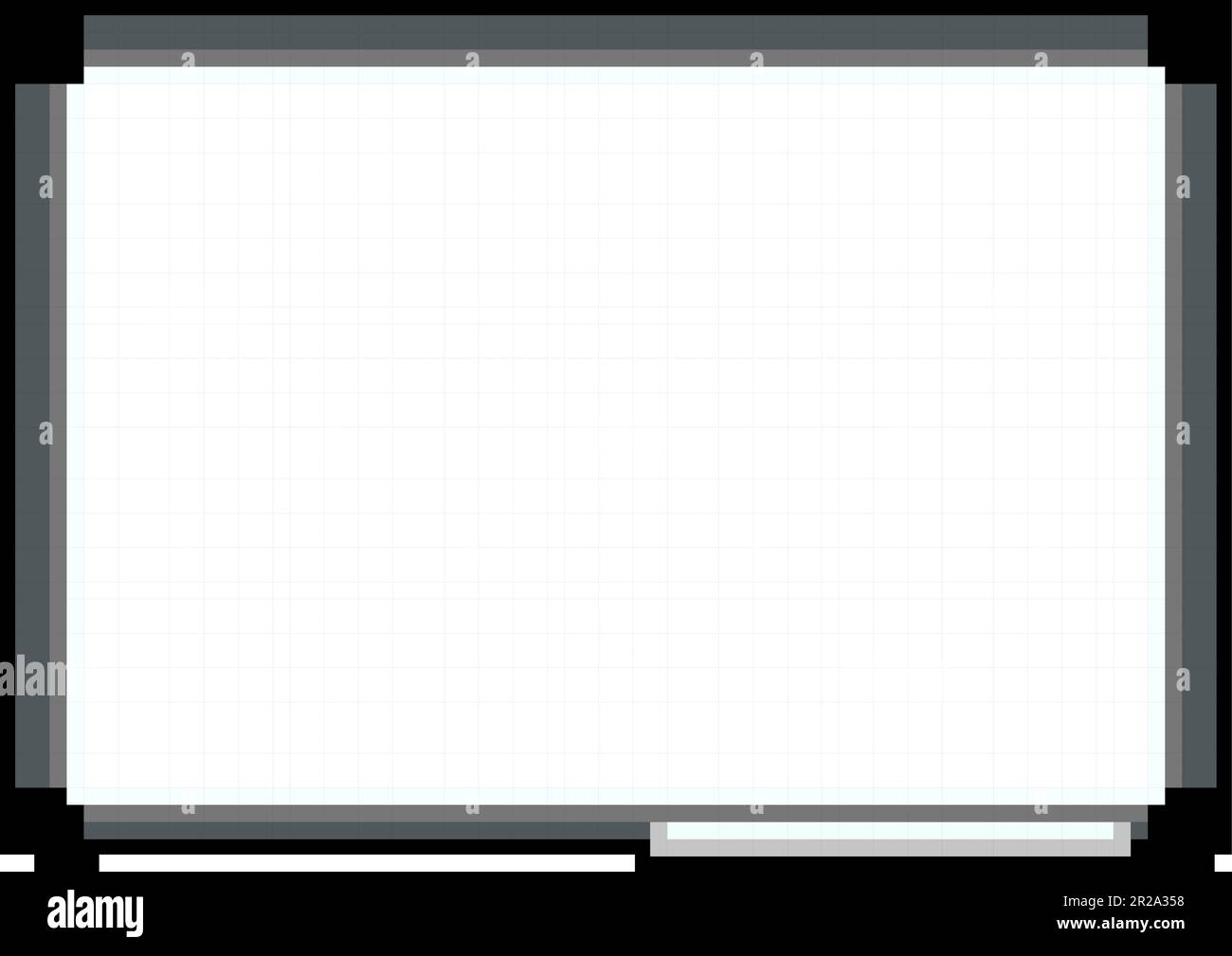 tableau blanc de classe jeu d'école pixel art illustration vectorielle ...