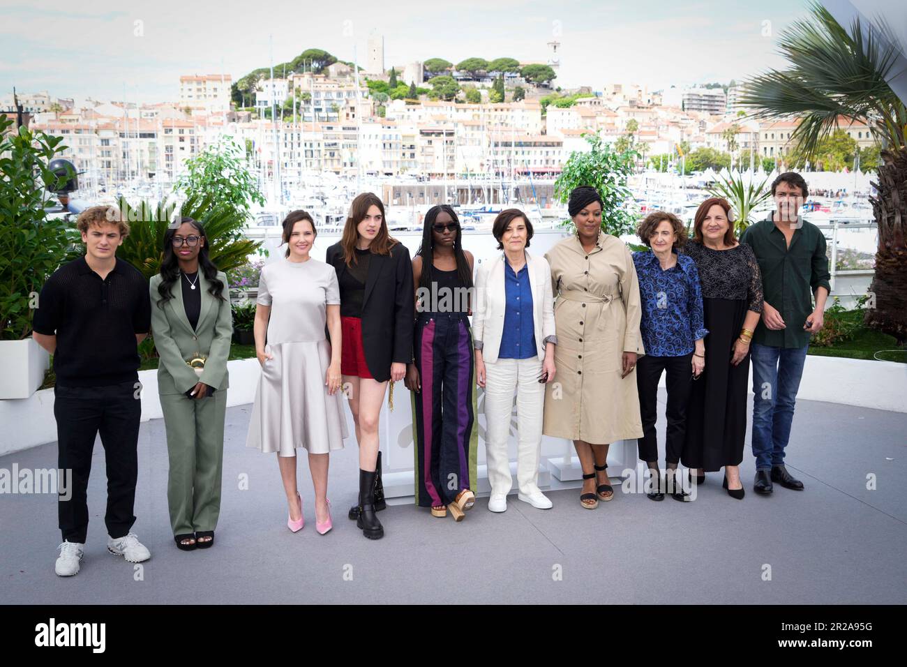 Cannes, France. 18th mai 2023. Harold Orsini, Esther Gohourou, Virginie ...