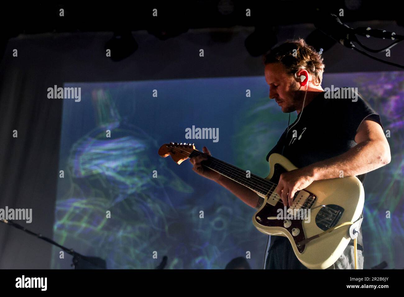 The singer Ben Howard performs during a concert at La Riviera, on May ...