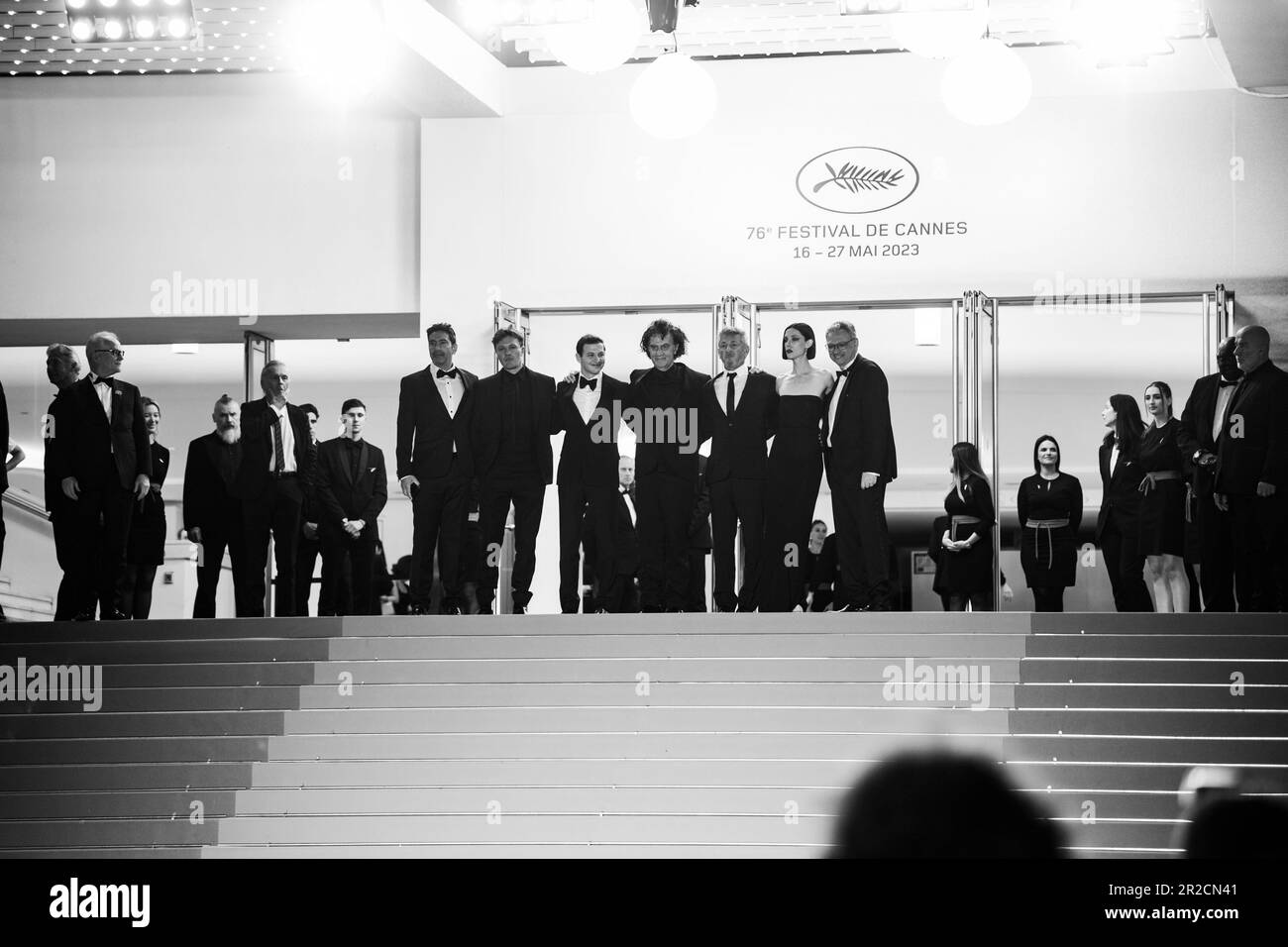 Italie. 18th mai 2023. Michael Pitt, Warren Goz, Tye Sheridan, Jean ...