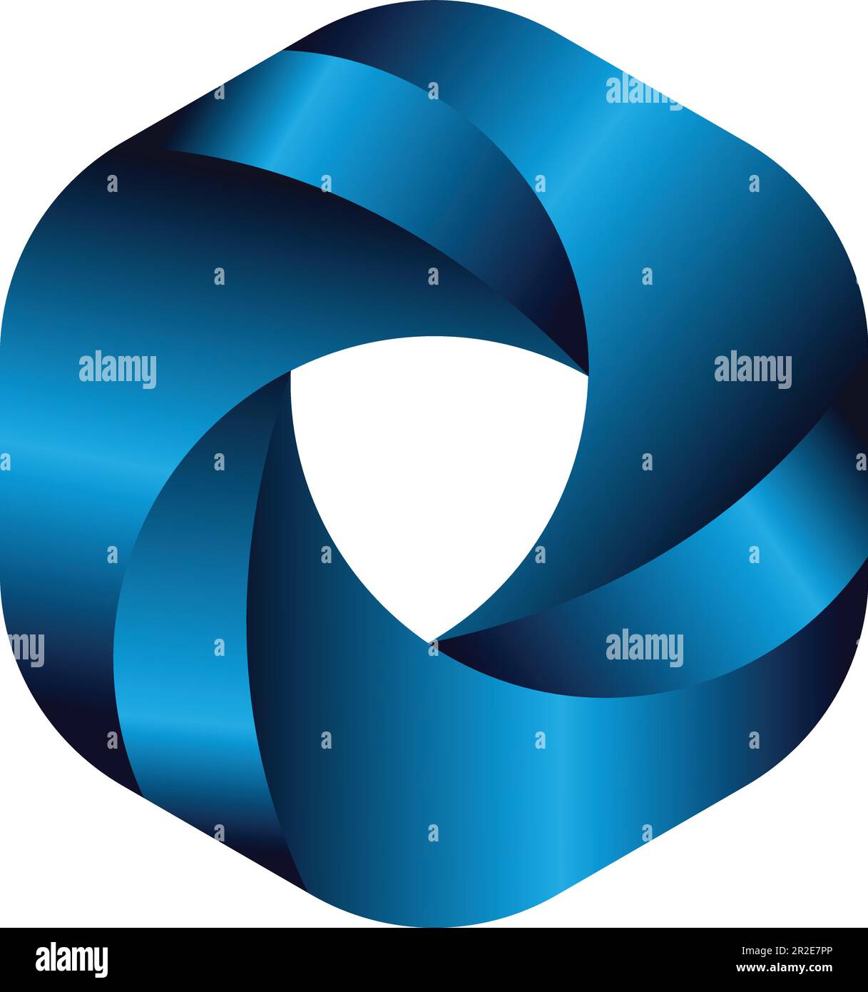 Logo un rond bleu Banque de photographies et d’images à haute ...