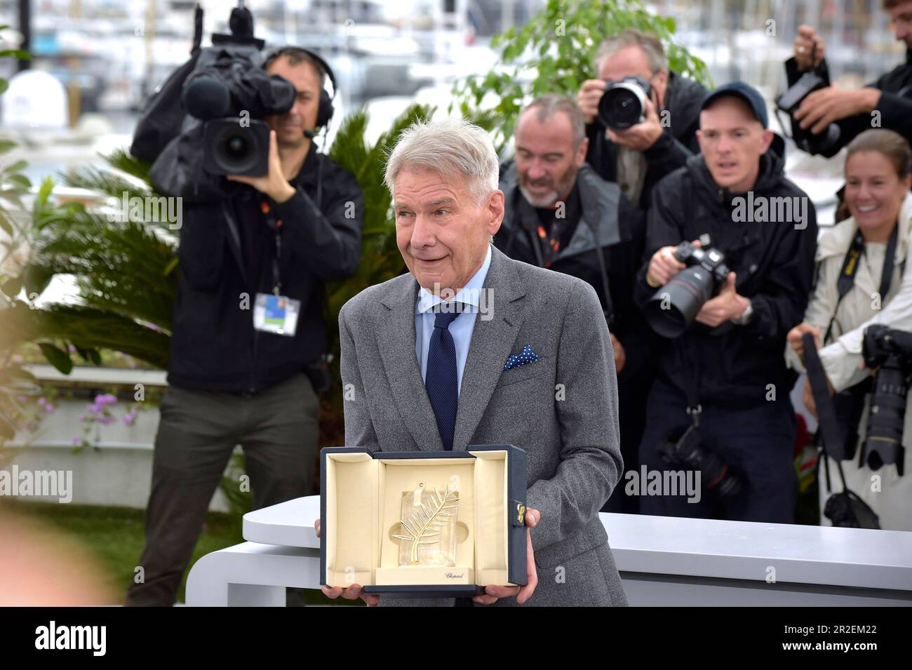 Photocall pour indiana jones et le cadran du destin Banque de ...